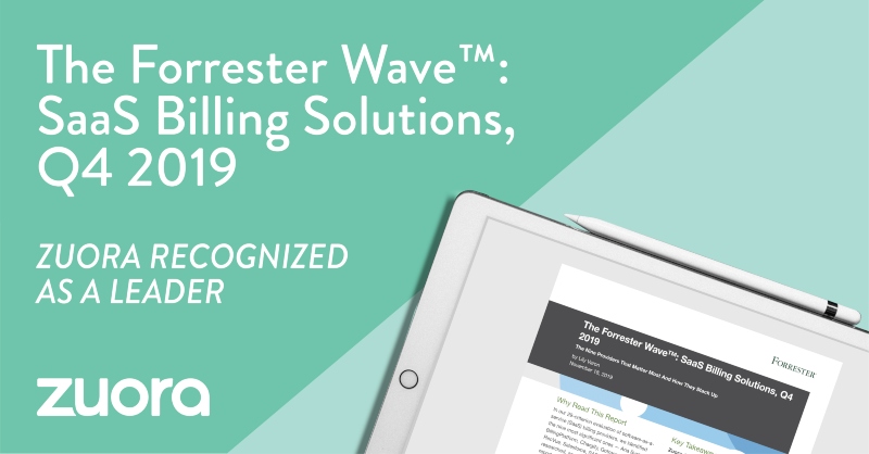 Zuora Recognized as a Leader in “SaaS Billing Solutions” Report by ...