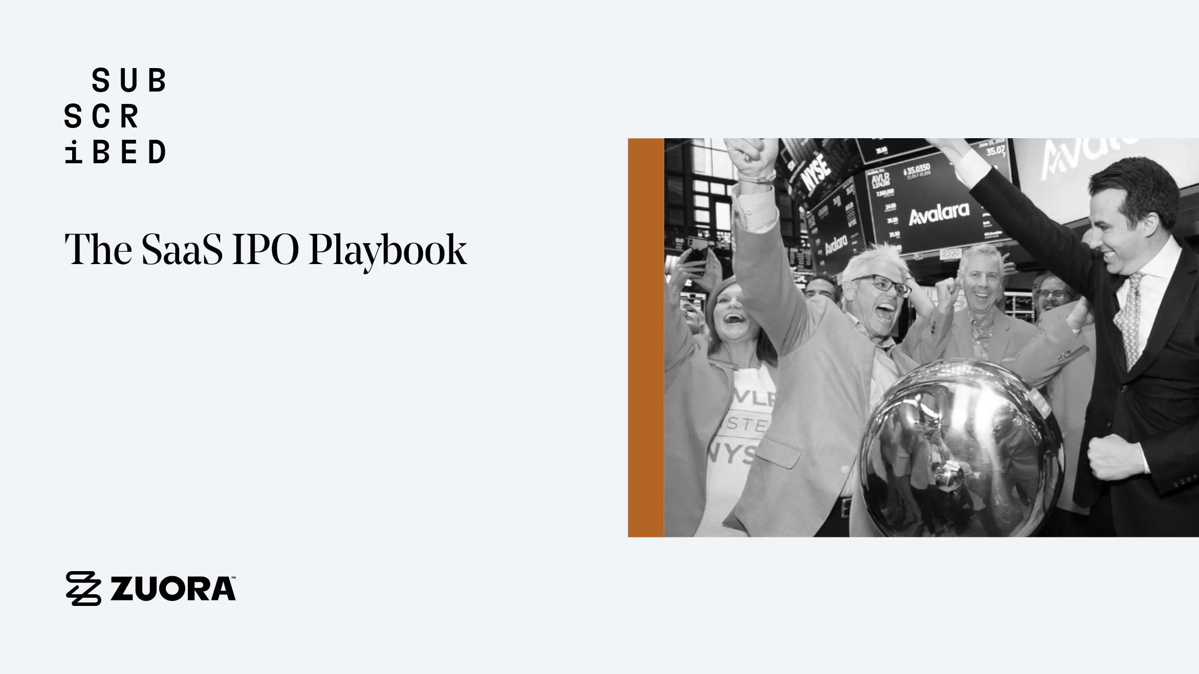 The SaaS IPO Playbook - Zuora