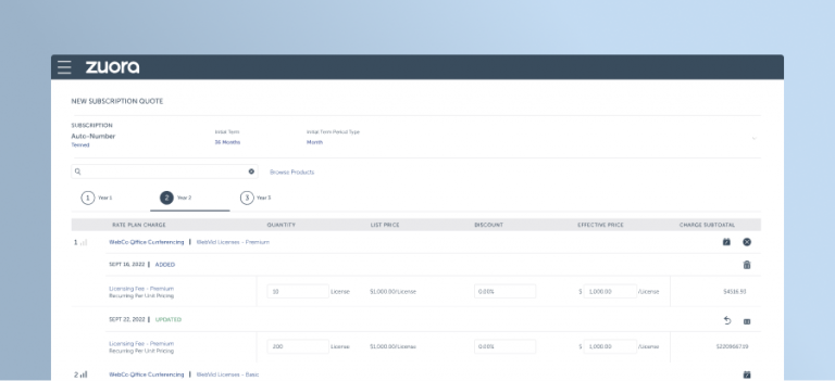 サブスクリプション管理｜Zuora