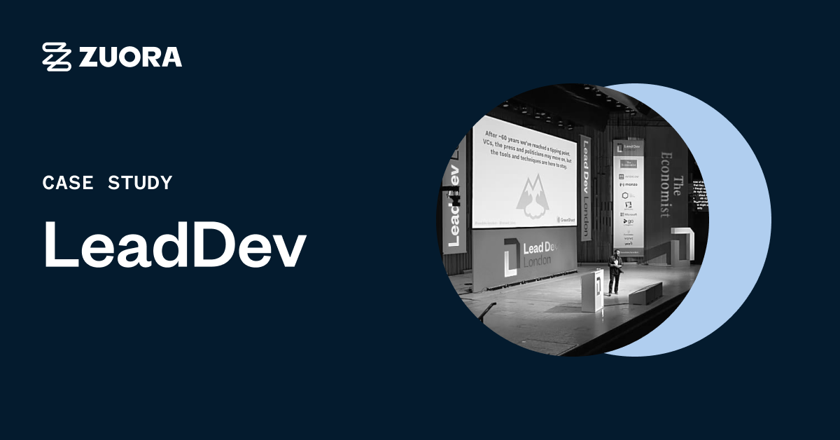 Case Study - LeadDev - Zuora
