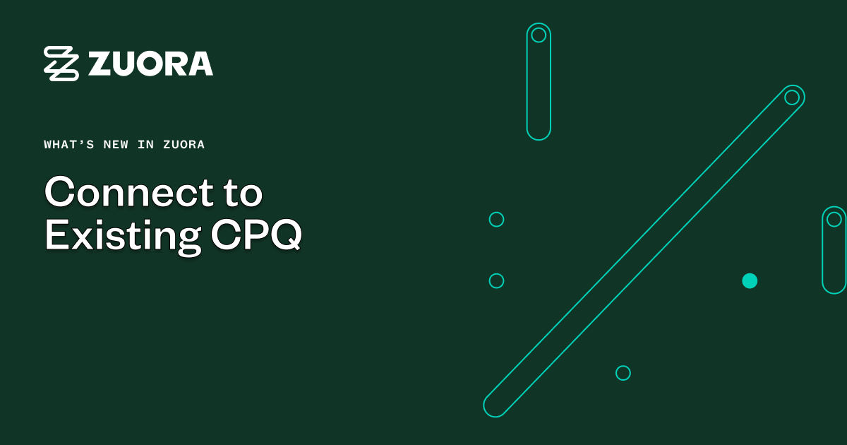Connect to Existing CPQ