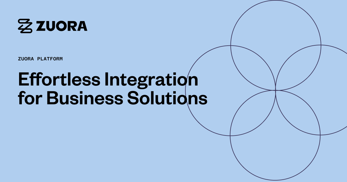 Integration Hub - Zuora Platform