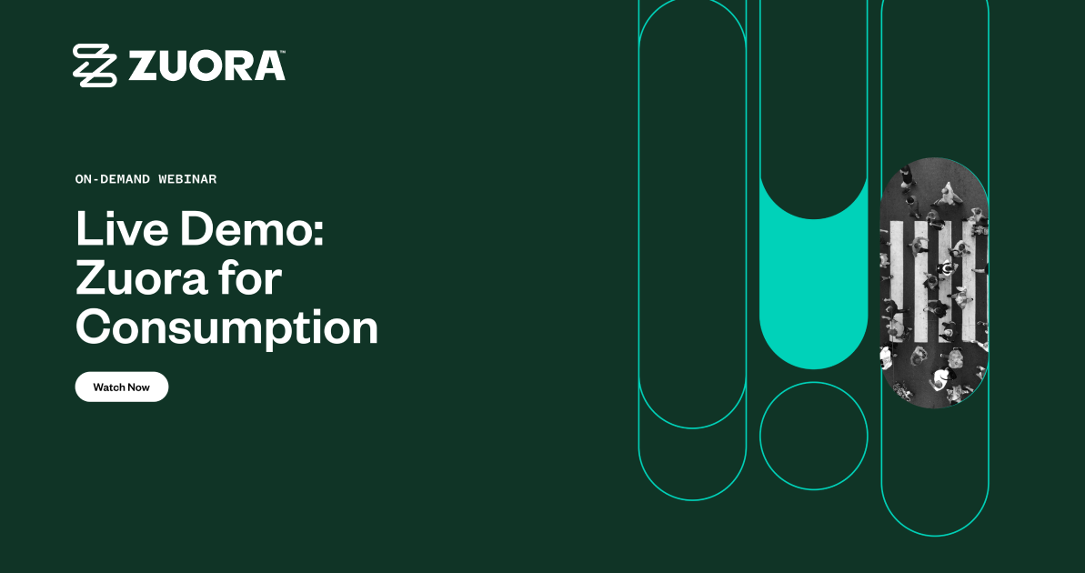 Live Demo: Zuora for Consumption - Zuora