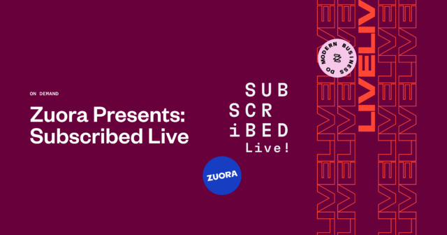 Subscribed Live Tokyo 2024 - On Demand - Zuora