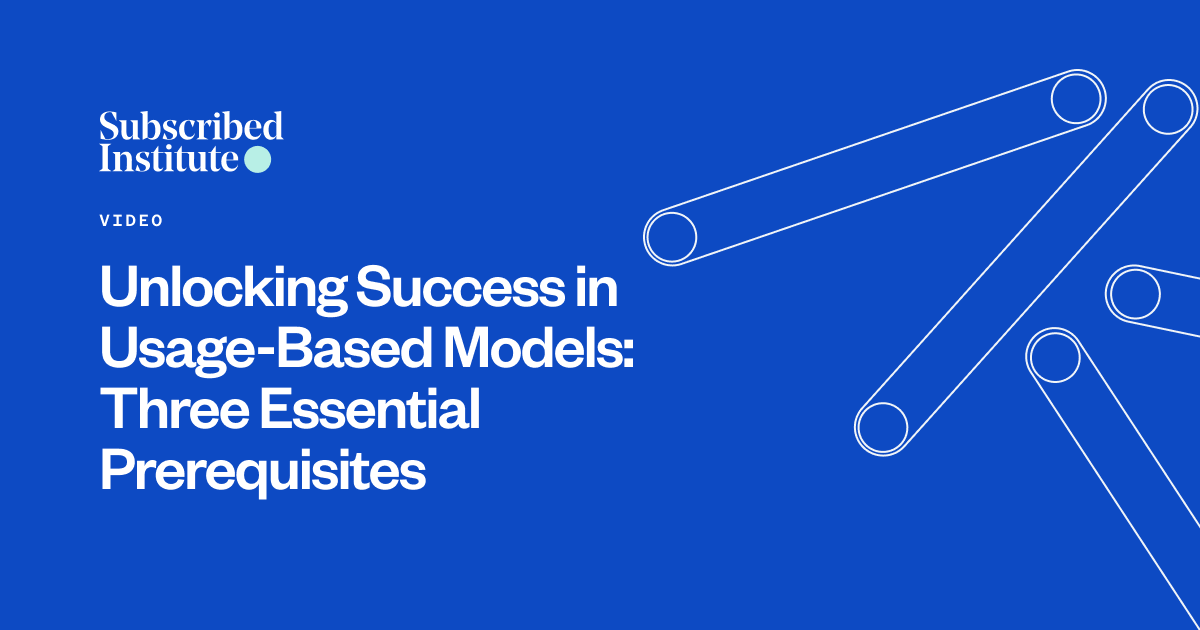 Unlocking Success in Usage-Based Models: Three Essential Prerequisites ...